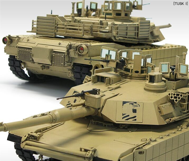 Academy 1:35 M1A2 Abrams MBT Tusk I/II V2 US Army - Panzer Models