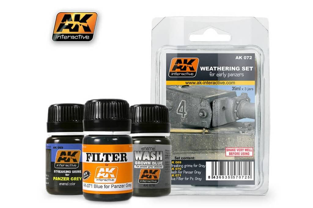 AK Interactive - Early Panzer Weathering Set - Panzer Models