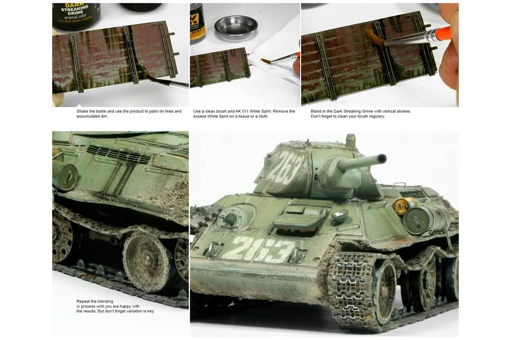 AK Interactive - Wood Weathering Set - Panzer Models