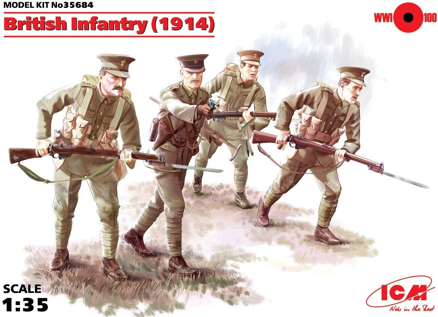 ICM 1:35 - British Infantry (1914) - Panzer Models