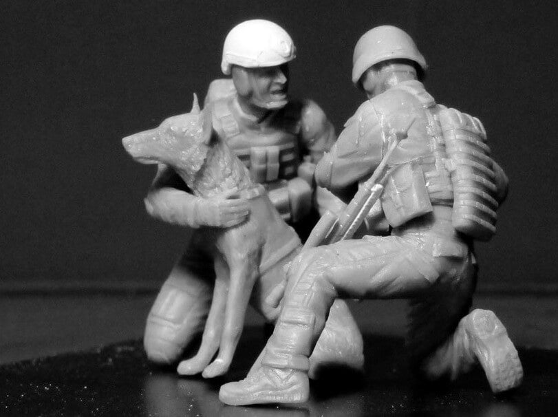 Master Box 1:35 - No Soldier left behind - MWD Down - Panzer Models